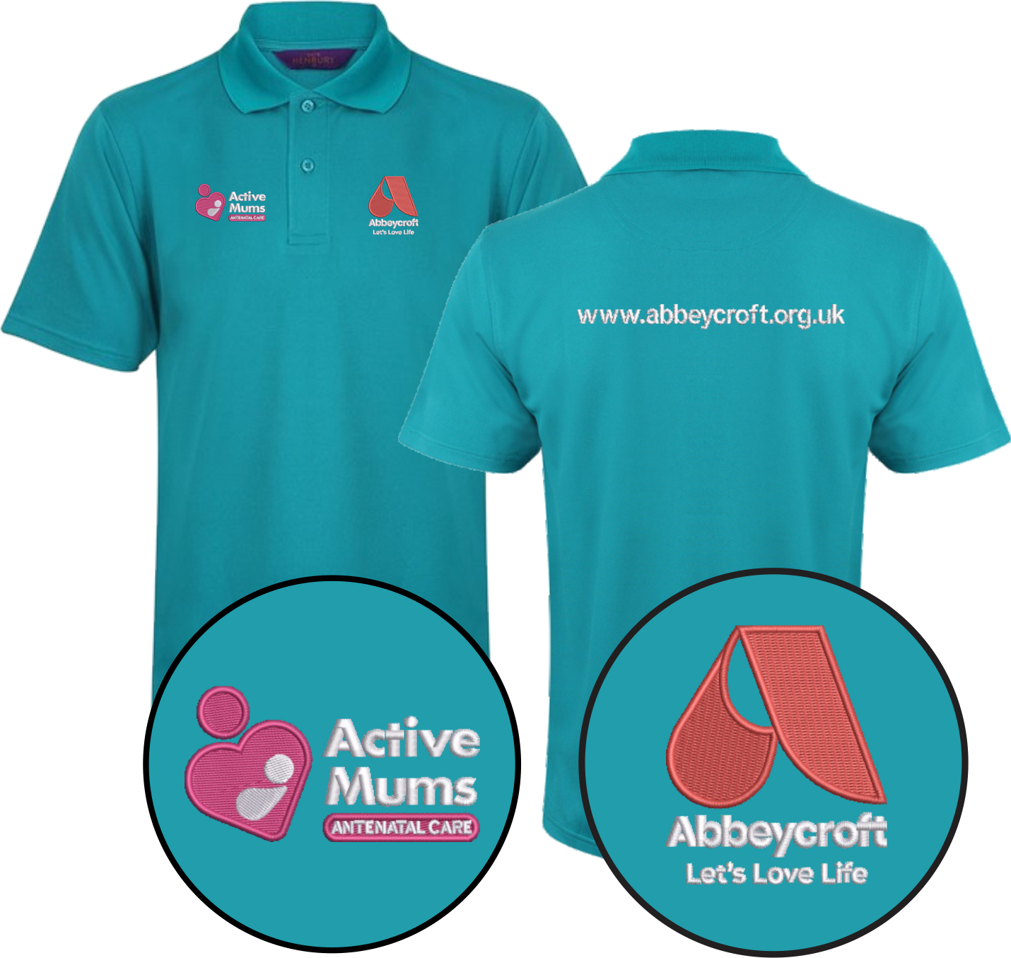 Active Mums Team Polo (Ladies Cut Sizes) – KiiWii clothing & promotions Ltd