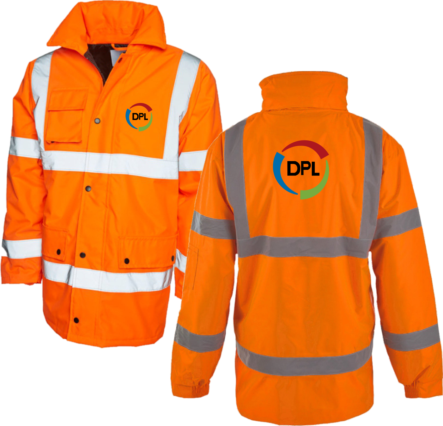 Hi Vis Orange Road Traffic Jacket – KiiWii clothing & promotions Ltd